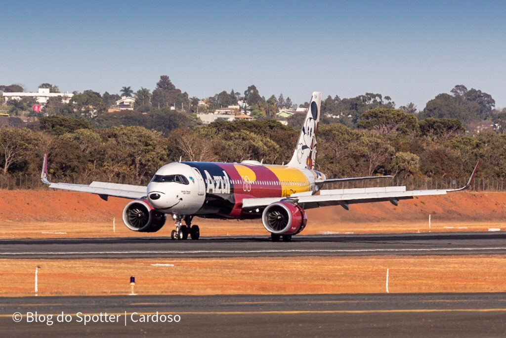 PR-YSH - Mickey Mouse Nas Nuvens - Airbus A320 NEO AZUL | BLOG DO SPOTTER