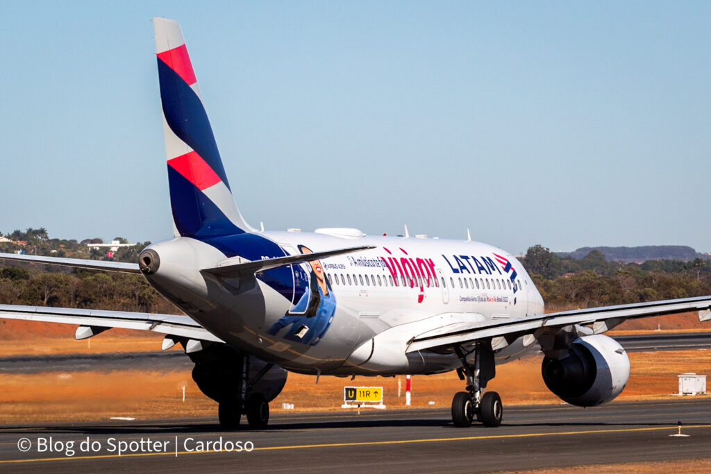 PR-MYL - Airbus A319-112 - Rock in Rio LATAM Airlines | BLOG DO SPOTTER