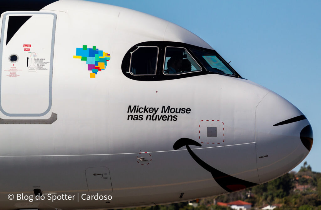 PR-YSH - Mickey Mouse Nas Nuvens - Airbus A320 NEO AZUL | BLOG DO SPOTTER